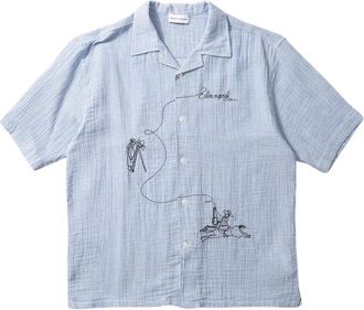 Edmmond Studios Edmmond Studios, Homme, Chemises, Bleu, Taille: M Western Shirt