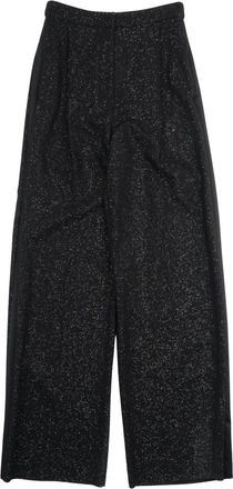 Max Mara Femme, Pantalons, Noir, Taille: 42 FR Navigli Wide Pantalons