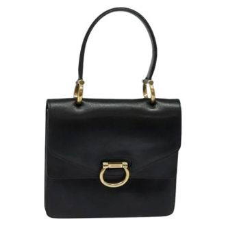 Celine Sac &agrave; main Gancini Pre-owned - Femme - Pre-owned - Noir - Taille: ONE Size