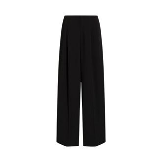Alberta Ferretti Femme, Pantalons, Noir, Taille: 42 FR Pantalon large