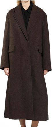 Jil Sander Femme, Manteaux, Brun, Taille: 34 FR Long Coat