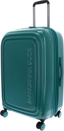 Mandarina Duck Logoduck + Glitter Expandable Trolley M Glitter Green