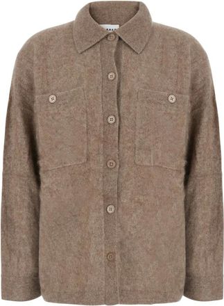 P.A.R.O.S.H. P.a.r.o.s.h., Femme, Pulls, Beige, Taille: 36 FR Gilet Yiak
