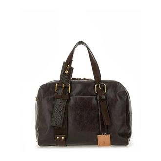 Moschino Femme, Sacs, Brun, Taille: ONE Size Leather Bag