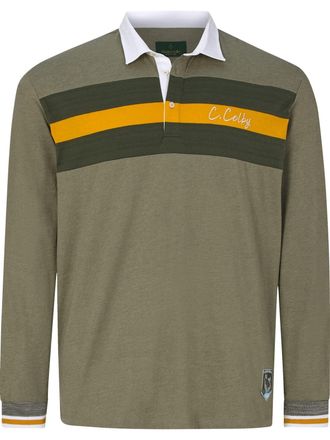 Charles Colby Herren Sweatshirt Earl Garwy Casual Sweater Oliv, 5XL (XXXXXL) - 72/74