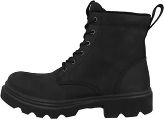 Ecco Mens Grainer Waterproof Lace Ankle Boot, Noir/nubuck, 6/6.5 UK