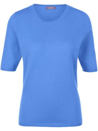Peter Hahn Rundhals-Pullover aus Schurwolle und Kaschmir Peter Hahn blau