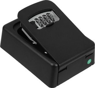 NUOBESTY NULYLU Wandmontierter Metallischer Schl&uuml;sseltresor mit Zahlenschloss Wasserdichter Outdoor Key Safe zur Sicheren Aufbewahrung Mehrerer Schl&uuml;ssel f&uuml;r Z