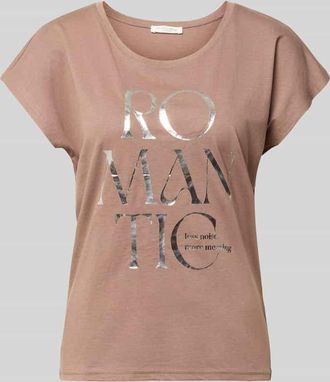 Christian Berg Regular Fit T-Shirt aus Viskose-Mix mit Statement-Print
