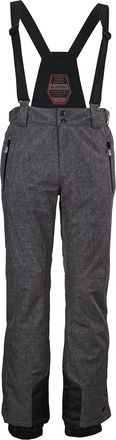 Killtec Herren Ksw 146 Mn Pnts Skihose/Funktionshose Mit Abnehmbaren Trägern, Kantenschutz Und Schneefang, Anthrazit Melange, L EU