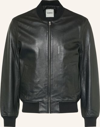 Sandro Sandro Lederblouson schwarz