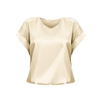 QWUVEDS Soldes Femmes Soldes Chemisier Dentelle Noir Blouse Satin Femme Chic Joli Haut Femme Sexy Tee Shirt Oversize Femme Blanc Tunique Annee 70 Femme Crop T