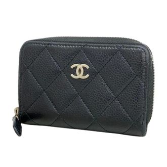 Chanel Porte-monnaie Pre-owned - Femme - Pre-owned - Noir - Taille: ONE Size
