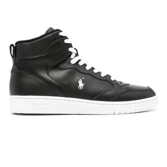Polo Ralph Lauren Lace Sneakers Casual Stiefeletten - - Shoes - Herren - Schwarzk - 41 EU