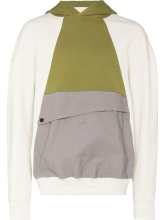 A-Cold-Wall* hoodie &agrave; design &agrave; empi&egrave;cements - Vert