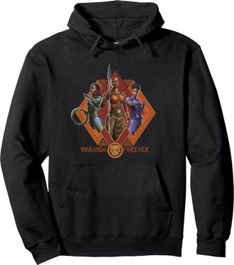 MARVEL Black Panther: Wakanda Forever Shuri Okoye Nakia Pullover Hoodie