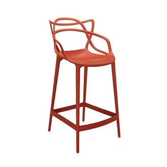 Kartell Masters Stool Tabouret, Orange rouille, H.65