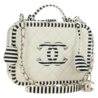 Chanel Pre-owned Vintage Schultertasche - - Pre-owned - Damen - Wei&szlig; - ONE SIZE