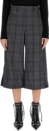 Balenciaga Deconstructed Wool Bermuda Shorts - Gray