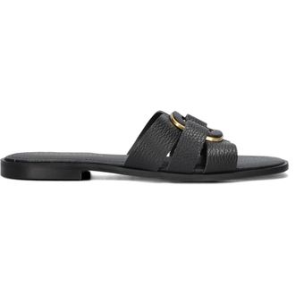 Stefano Lauran Schwarze Sommer Pantoletten Stilvolles Modell - - Shoes - Damen - Schwarzk - 42 EU