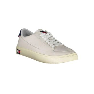 Tommy Hilfiger Leather Low-Top Sneaker - White