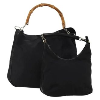 Gucci Pre-owned Sac bandouli&egrave;re vintage en nylon - Femme - Pre-owned - Noir - Taille: ONE Size