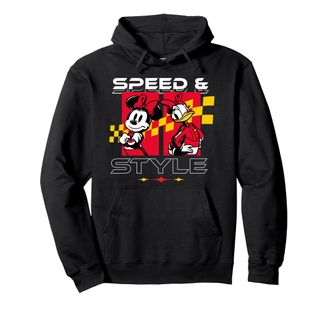Disney Racing Minnie & Daisy Speed & Style Race Car Drivers Pullover Hoodie