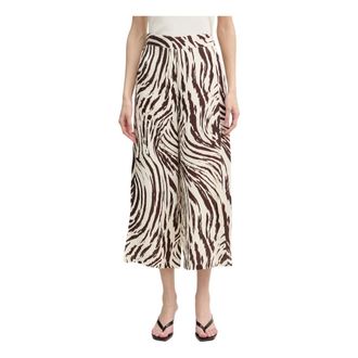 Joseph Ribkoff Culotte-Hose aus Leinenmischung mit Animal-Print - - Skirts - Damen - Mehrfarbig - M