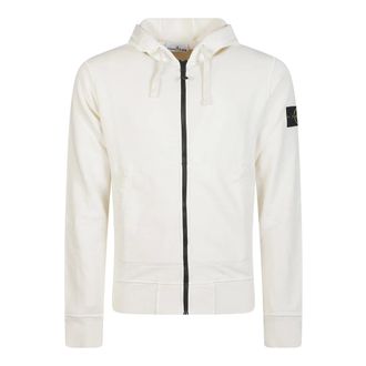 Stone Island Herren, Sweatshirts & Hoodies, Wei&szlig;, LGr&ouml;&szlig;e