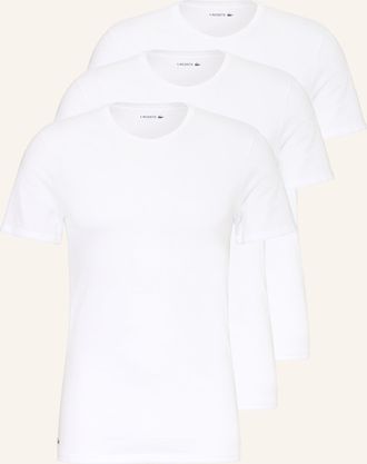 Lacoste 3er-Pack T-Shirts weiss