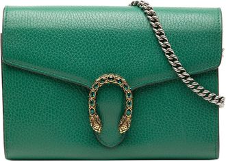Gucci Hobo Bags - Leather Dionysus Wallet on Chain - Gr. unisize - in Gr&uuml;n - f&uuml;r Damen