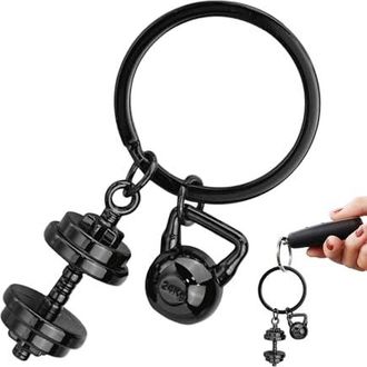 Generic Porte-cl&eacute;s en alliage de zinc avec de poids - Accessoire de sac dentra&icirc;nement pour les amateurs de fitness, C, Refer to description