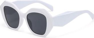 Generic Lunettes De Soleil Tendance For Femmes, Monture Large, Protection UV400, Style Streetwear, Id&eacute;ales For La Photographie De Rue Et Les F&ecirc;tes. Lunettes D