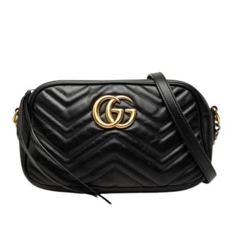 Gucci Sac bandouli&egrave;re matelass&eacute; Pre-owned - Femme - Pre-owned - Noir - Taille: ONE Size