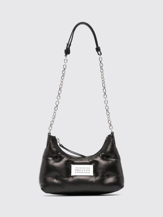 Maison Margiela Mini sac bandouli&egrave;re Glam Slam en cuir grain&eacute; matelass&eacute;
