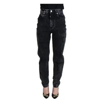 Dolce & Gabbana High Waist Denim Jeans - - Jeans - Damen - Schwarzk - S