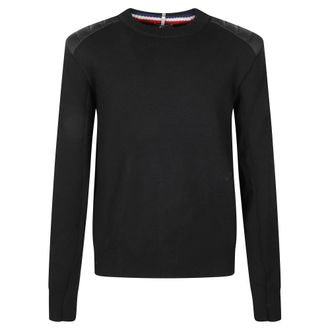 Moncler Rundhals-Strickware - - Knitwear - Herren - Schwarzk - 2XL