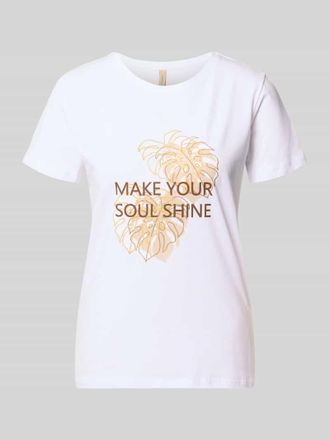Soyaconcept T-Shirt mit Statement- und Motiv-Print Modell RINA