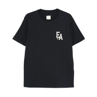 Emporio Armani Homme, Tops, Bleu, Taille: S T-Chemises