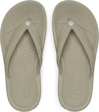 Crocs Zehentrenner Crocs Crocband Flip 11033 Beige