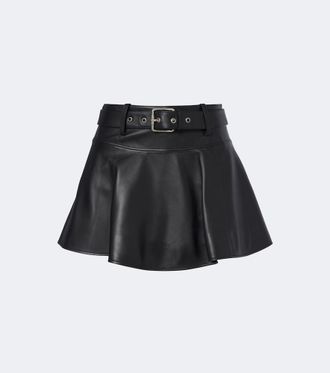 Loewe Mini-jupe en cuir