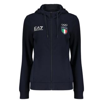 Emporio Armani Sports Hoodie - - Sweatshirts & Hoodies - Damen - Blau - XS