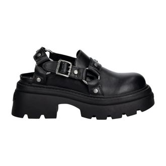 Buffalo Vega Sabot Boucle - Femme - Chaussures - Noir - Taille: 37 EU