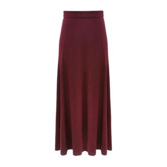 Zimmermann Rebellion Merino Midi Skirt - - Skirts - Damen - Rot - L