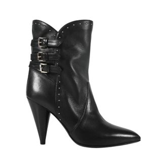 John Richmond Stivaletto con tacco dal design grintoso e sofisticato - - Shoes - Damen - Schwarzk - 40 1/2 EU