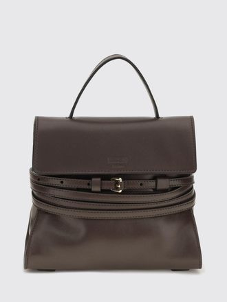 Moschino Mini sac &agrave; main Tie Me en cuir avec bandouli&egrave;re