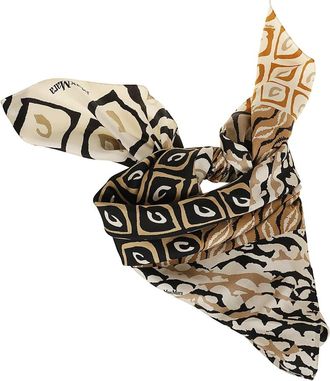 Max Mara Femme, Accessoires, Multicolore, Taille: ONE Size Carr&eacute; 90 Foulard