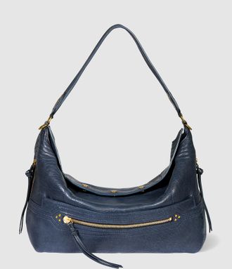 Jerome Dreyfuss Sac Lucky Hobo Large Bubble Night Blue