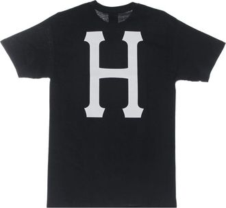 HUF Essentials Classic H Tee - - Tops - Herren - Schwarzk - XL