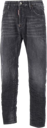 Dsquared2 Homme, Jeans, Noir, Taille: L Slim Twist Jeans